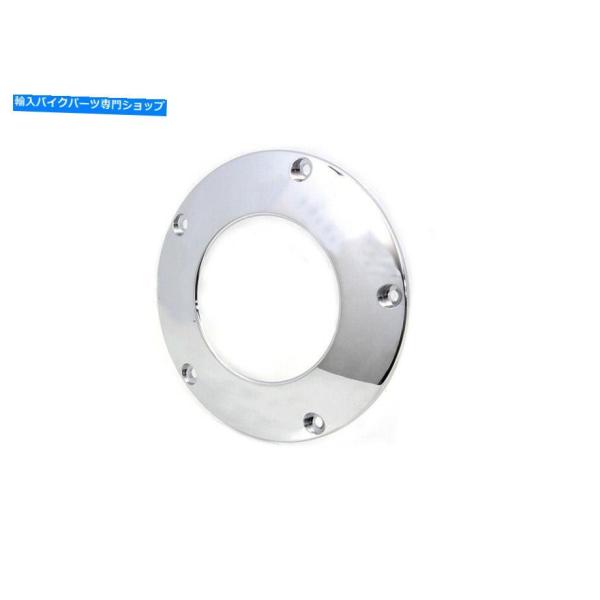 クロームパーツ V-Twin 42-0240 Chrome 5-Hole C-THRU Clear Derby Cover Harley Big Twin 99-19 V-Twin 42-0240 Chrome 5-Hole C-Thru ...