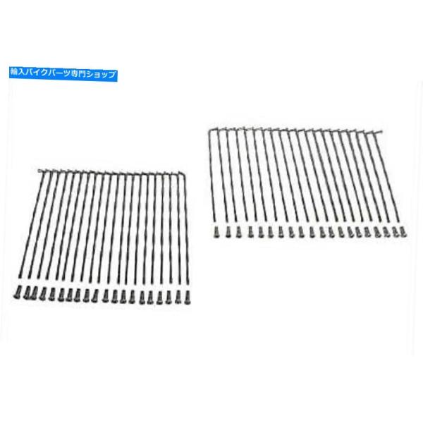 クロームパーツ Chrome 21スポークセットTwirledタイプBuchanan Fits Harley-Davidson Chrome 21 Spoke Set Twirled Type Buchanan fits Harley-Da...