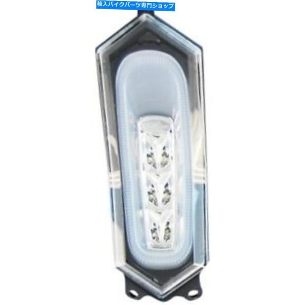 クロームパーツ Moto MPH統合拡散式TaillightクリアクロームMPH-50103CD Moto MPH Integrated Diffusion-Style Taillight Clear Chrome MPH-50103CD