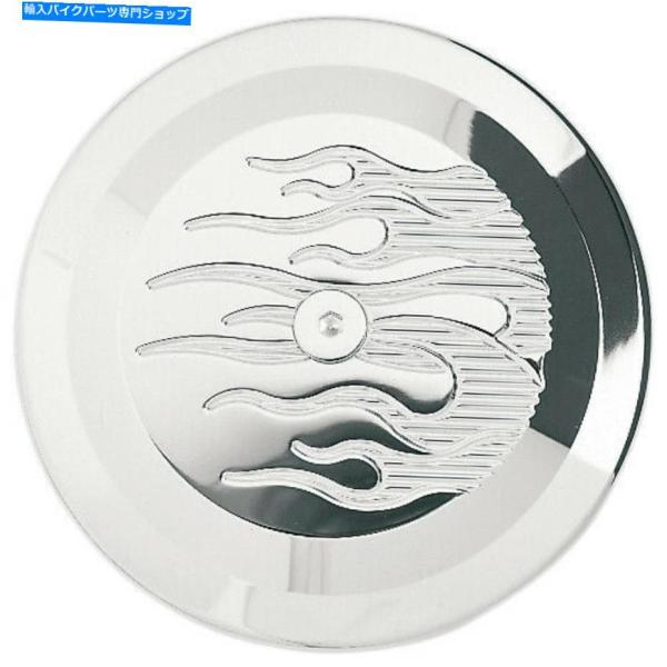 クロームパーツ ジョーカーマシンエアクリーナーカバーフレームクロムのハーレーダビッドソン99-17 0221F Joker Machine Air Cleaner Cover Flame Chrome For Harley Davidson...