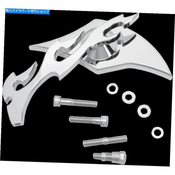 クロームパーツ Pro-One Perf.MFG。 104220ミラーフレーム左 PRO-ONE PERF.MFG. 104220 MIRROR FLAME LEFT CHR