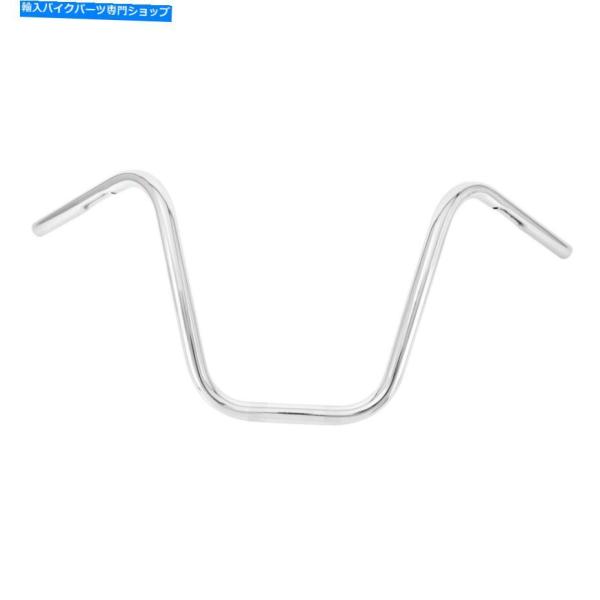 クロームパーツ バリーブランド - B28-349 - Chrome 12 "狭い下頂点ハンガー Burly Brand - B28-349 - Chrome 12" Narrow Bottom Ape Hangers