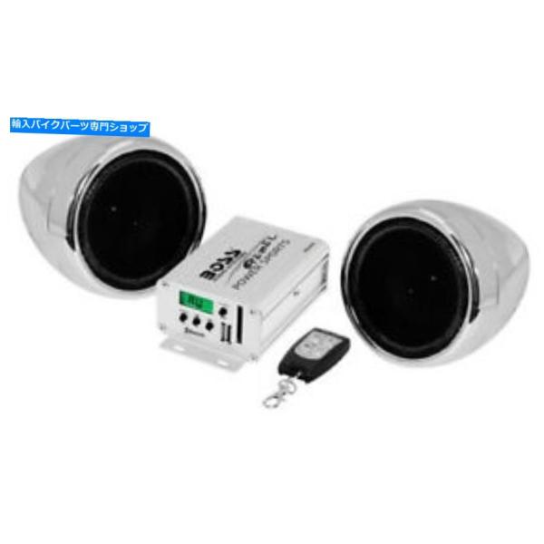 クロームパーツ ボスオーディオ全テレインMC520ブルートゥーススピーカーキット600Wクロム0.75-1.25INマウント Boss Audio All-Terrain MC520 BlueTooth Speaker Kit 600W C...