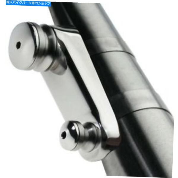 クロームパーツ 国立周期キット-Q202 - スイッチブレードウインドシールドマウントキット - クロム National Cycle KIT-Q202 - Switchblade Windshield Mount Kit for Suzu...