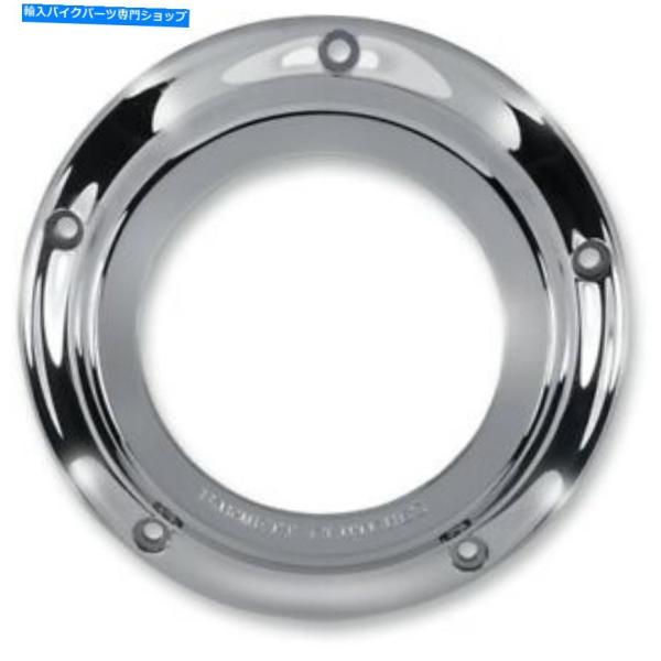 クロームパーツ Barnett Scorpionシリーズクリアダービーカバークロム＃165295ハーレーダビッドソン Barnett Scorpion Series Clear Derby Cover Chrome #165295 Harl...