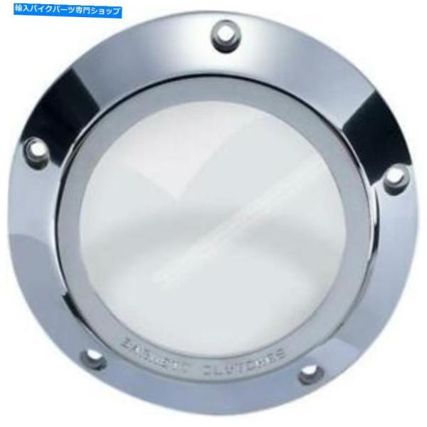 クロームパーツ バーネットクリアダービーカバークロム＃80750ハーレーダビッドソン Barnett Clear Derby Cover Chrome #80750 Harley Davidson