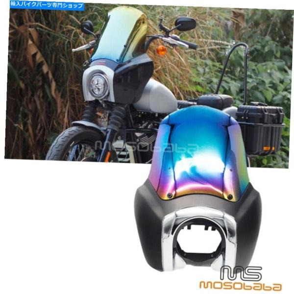 クロームパーツ ソフトソフトスタンダードFXST 2018-2021用ロングトップスライトリエットリットリングリングスライン - オリジナルのタイトルを表示する ハーレー Softail Standard FXST 2018-2021 用フ...