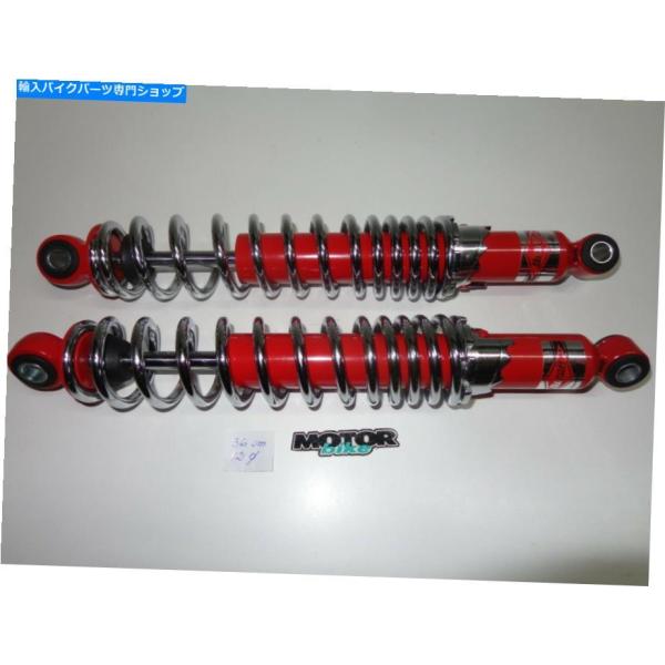 クロームパーツ Bettorは36 cmのアクスル間ossa、Bultasa、Montesaの赤とクロムを衝撃します。 Betor shocks red and chrome of 36 cm of axle-to-axle Ossa, B...