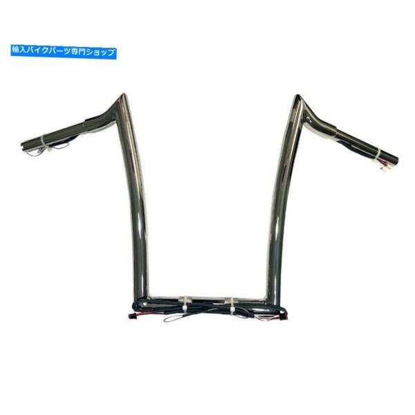 クロームパーツ ハーレーダビッドソンロードキング「Prewread」ハンドルバーズ2014-2021アメリカ製!!! Harley Davidson Road King "PREWIRED" Handlebars 2014-2021 Mad...
