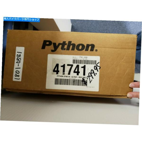 クロームパーツ Python Mamba Chromeスリッサン3 "フラワー41741ジョービッサン＃1801-0381-オリジナルのタイトルを示す Python Mamba Chrome スリップオン 3" マフラー 41741 ハーレ...