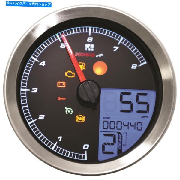 クロームパーツ コソ液室カラーネス＆タードナーシェルチェルダルBA051201-オリジナルのタイトルを表示する コソ 液晶カラーチェンジ スピード ＆ タコメーター シルバー ベゼル BA051201- show original title