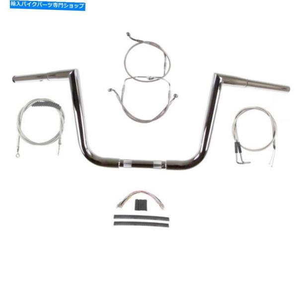 クロームパーツ 1 1/4 "Chrome 10" Jarheadハンドルバーキット2007ハーレー-Davidson Road Glide King 1 1/4" Chrome 10" Jarhead Handlebar Kit 2007...
