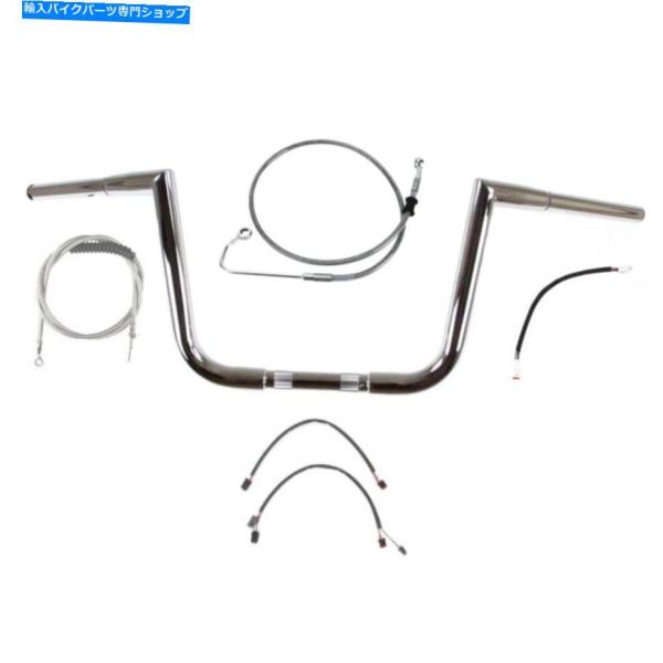 クロームパーツ 1 1/4 "Chrome 10" Jarheadハンドルバーキット2016-2017ハーレー-Davidson Softail W / ABS 1 1/4" Chrome 10" Jarhead Handlebar Kit...