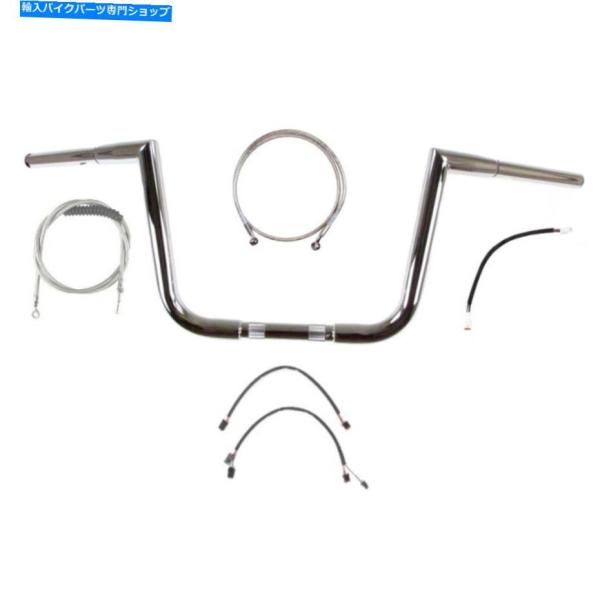 クロームパーツ 1 1/4 "Chrome 10" Jarheadハンドルバーキット2016-2017ハーレー - ダビッドソンソフトな腹筋 1 1/4" Chrome 10" Jarhead Handlebar Kit 2016-2017...