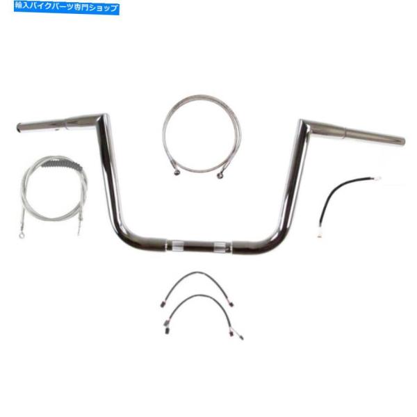クロームパーツ 1 1/4 "Chrome 10" Jarheadハンドルバーキット2018＆UPハーレー - Davidson Suftail No ABS 1 1/4" Chrome 10" Jarhead Handlebar Kit ...