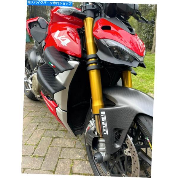 カーボン DUCATI StreetFighter V4 Winglets Wing Tips Wings | ..カーボン効果ビニールインサート Ducati Streetfighter V4 Winglets Wing Tips Win...