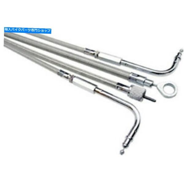 スロットル スズキM109Rモデル用モーションプロアルアコーティングスロットルケーブル - 64-0251 Motion Pro Armor Coated Throttle Cable for Suzuki M109R Models - 6...