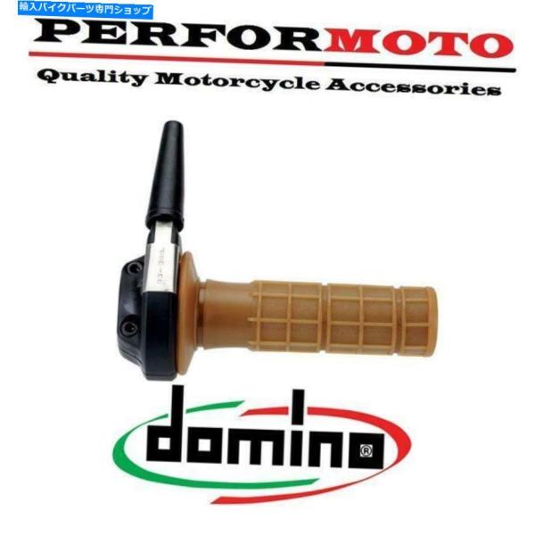 スロットル Tamorettiの自転車に合うようにグリップを持つDomino Ghepardの単一ケーブルスロットル Domino Ghepard Single Cable Throttle with Grips to fit Tamore...