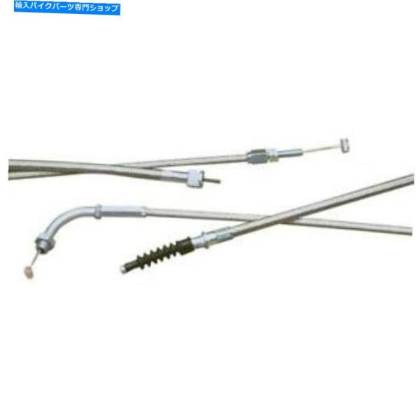 スロットル Motion Pro Armorコートスポンサスステールホールスロットプール（+3インチ） - 64-0251-オリジナルのタイトルを表示 Motion Pro Armor Coatステンレススチールプルスロットルケーブル （ ...