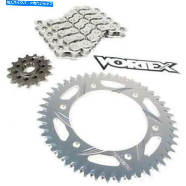 スプロケ 新しいボルテックスCKG6353 HFRSハイパーファースト520ストリートコンバージョンチェーンとスプロケットキット NEW VORTEX CKG6353 HFRS Hyper Fast 520 Street Conversio...