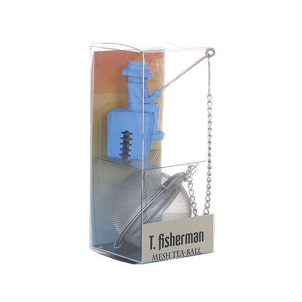 釣り人が待っているのは、魚では無く…TEA INFUSER T.FISHERMAN BLティーインフューザー T・フィッシャーマン品番: 46738BLカラー: BLUEサイズ : Fisherman H.55mm W.22mmStrain...