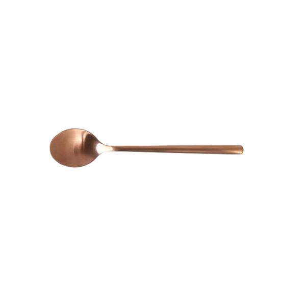 魅力的な女性の様なカトラリーSVELTE CUTLERY M.COPPER DST.SPOONスベルトカトラリー デザートスプーン品番: DTCT-19CP/DSSカラー: MATT COPPERタイプ: DESSERT SPOONサイズ ...