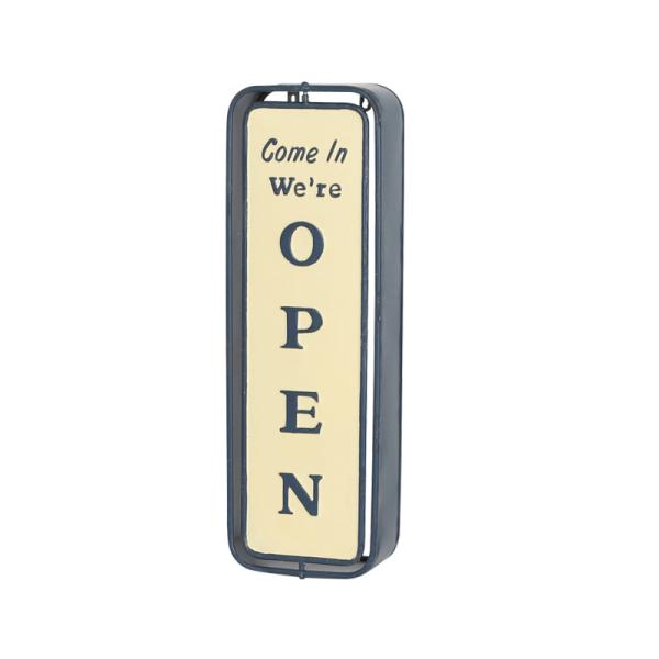 懐かしくも新鮮な、愛嬌たっぷりの回転看板WALL MOUNT SPINNER SIGN OPEN-CLOSED NAVYウォール マウント スピナー サイン オープン クローズド品番: G965-1246NBカラー: NAVYサイズ : H...