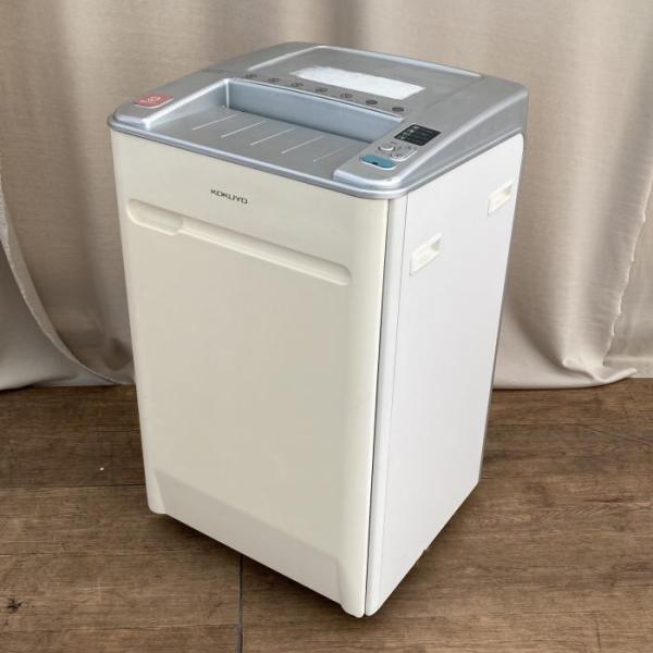 【メーカー】コクヨ / 【型番】KPS-X702【参考価格】288,000円（税抜）【当店管理番号】10001017【主な機能】細断サイズ4x36mm最大投入幅A3最大投入枚数25枚連続使用可能時間40分細断速度4m/分ゴミ箱容量70L消費...