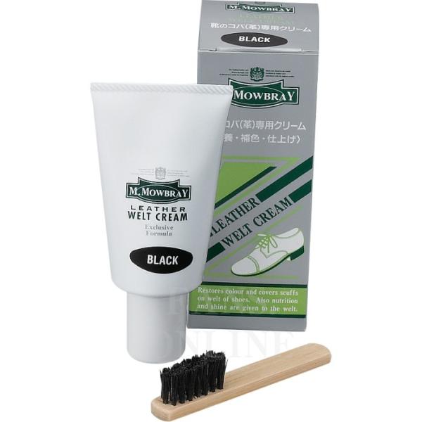 ★2013年11月 『日本の革　NO.6』　掲載！★2013年5月　『サライ 6月号（小学館）』　掲載！靴のコバは靴を履きこむに従って自然にキズが付き、乾燥により劣化が進みます。M.モゥブレィ　ウェルトクリームは皮革に浸透して栄養を与え、乾...