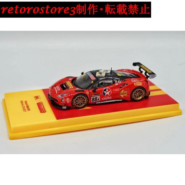 【商品名】・ミニカー 1/64 フェラーリ 488 GT3 2017 #88 Tarmac Works【商品説明】・ミニカー 1/64 フェラーリ 488 GT3 2017 #88 Tarmac Works レーシングカー レッド MI18...