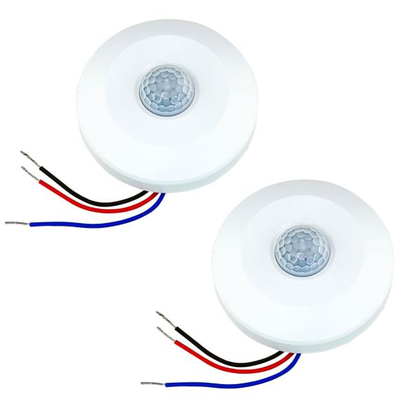 ※必ず電気工事士の資格を持った方が取付工事を行ってください。※本製品は2個セット品になります。ダウンライトやウォールライトを人感センサー化することに適した、薄型の後付け人感センサーユニット。電源と機器の間に配線し、照明機器やサーキュレータを...