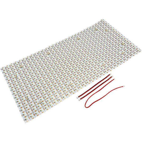 ご注意：12V/3A以上のAC/DCアダプタが必要ですが、製品には付属しませんので別途お客様側でご用意ください。縦12枠 x 横30枠で構成される、DIY感覚の「切り取りして接続できるシートタイプLEDモジュール」。シートの大きさは縦235...