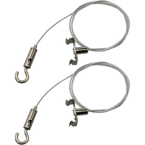 ※この商品は日本郵便「クリックポスト」での発送となります。「代金引換」「時間指定」での発送はお受けできません。リュウド製「スイッチ付器具一体型LED蛍光灯」専用オプションパーツ。 ワイヤー付きクランプでスイッチ付器具一体型LED蛍光灯を吊り...