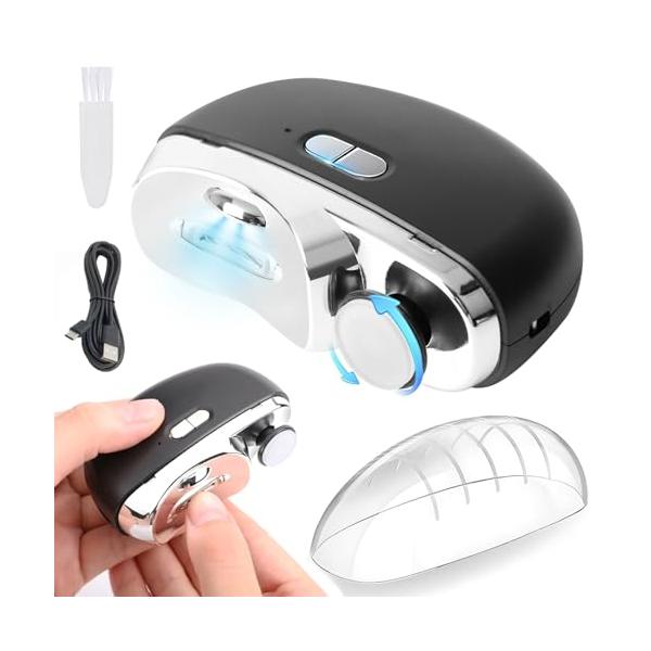 ??爪切りと爪磨きが1台2役　最高傑作近年は電動爪切りが増えており、どれを選ぶべきか悩んでしまう方も多いのではないでしょうか。2024年弊社の最新機能電動爪切りが最新鋭アップグレード版として業界で登場しました！Yinuaseusの電動つめき...