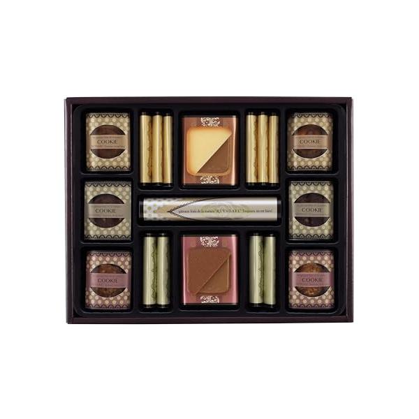 バラエティ豊かな手作りクッキーの詰め合わせです。 フレッシュバターの風味を持ちながら見た目と味わいは個性豊か。 お気に入りがいくつも見つかるとっておきのセットです。内容量 クッキー8種類42枚ショコラtoショコラ×8、クッキーアマンド、アマ...