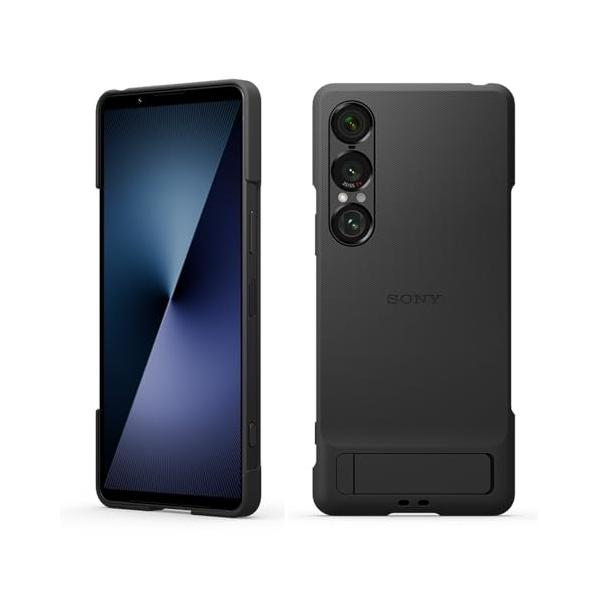 便利なスタンド機能を搭載動画視聴などに便利な、縦置き横置き両対応の開閉式スタンド機構を搭載。 閉じればカバーと一体化するスリム構造。純正ならではのフィット感 Xperia 1 VII エクスペリア ワン マークセブン のフォルムにぴったりフ...