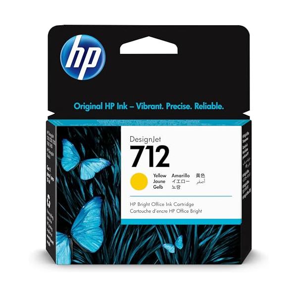 インクカラー:イエローHPブライトオフィスデザインジェットインク。パッケージ内容: 純正HP 712インクカートリッジ。カートリッジ容量:29mlインクカートリッジ、純正HP 712インク。HP Bright Office Inksは、卓越...