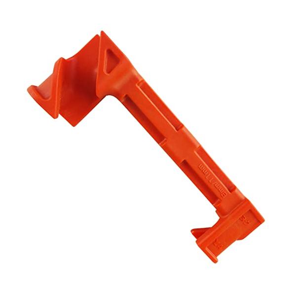 園芸支柱の抜き差しがてこの原理で楽にできます。支柱対応サイズは4サイズ8、11、16、20mmまで使用可能。樹脂コーティング園芸支柱専用。