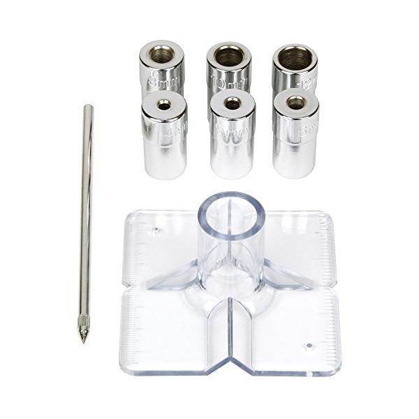 用途:様々な木材への正確な穴あけ対応機種:インパクトドライバー・電気ドリル最大加工寸法角材センター穴あけ:約73mm角最大加工寸法丸棒・パイプ穴あけ:直径約50mmセット内容:ガイドベース・ドリルガイド4・5・6・8・10・12mm・センタ...