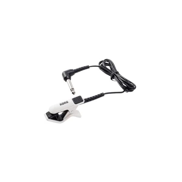 クリップタイプのチューナー用マイク。様々なアコースティック楽器に簡単に取り付け可能。楽器の振動から正確なチューニングが可能。耐久性に優れた一体型ケーブル。3種類から選べるカラーバリエーション。