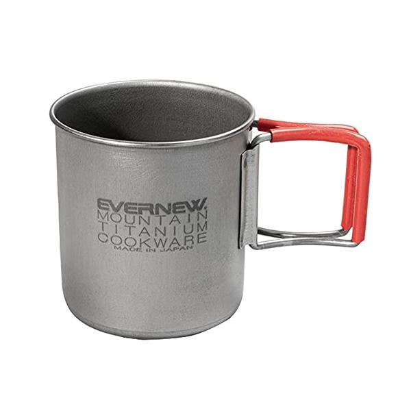 シングルウォールマグカップの定番サイズ。サイズ : 径69x深さ80mm容量 : 300ml素材 : チタン国内製造 取っ手部シリコンチューブ付き質量 : 59g