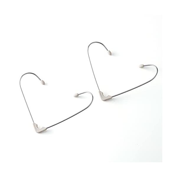 特徴1:1?以上の凸部にハンガーを掛けられる特徴2:鴨居や長押、ドアの上などでの部屋干しに対応特徴3:棚などの平行な面の淵にも掛けられる特徴4:掛ける場所に合わせて自在に曲がる、ステンレス製特徴5:大型の角ハンガーにも対応サイズ約 横15....