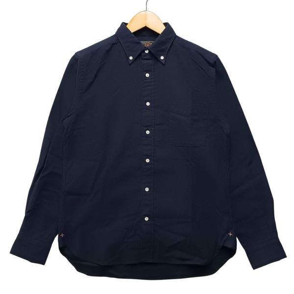 ■商品情報[管理番号]40959[ブランド]ビームスプラス（BEAMS PLUS）[タイプ]B.D. Flannel Solid シャツ 日本製[対象]メンズ[カラー]Navy Navy [サイズ] S肩幅：約42cm着丈：約70cm身幅：...