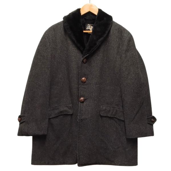 ■商品情報[管理番号]B6845[ブランド]ノーブランド（no brand）[タイプ]Alexanders 裏地ファー コート[対象]メンズ[カラー]Gray Grey [サイズ] S肩幅：約46cm着丈：約78cm身幅：約58cm袖丈：約...