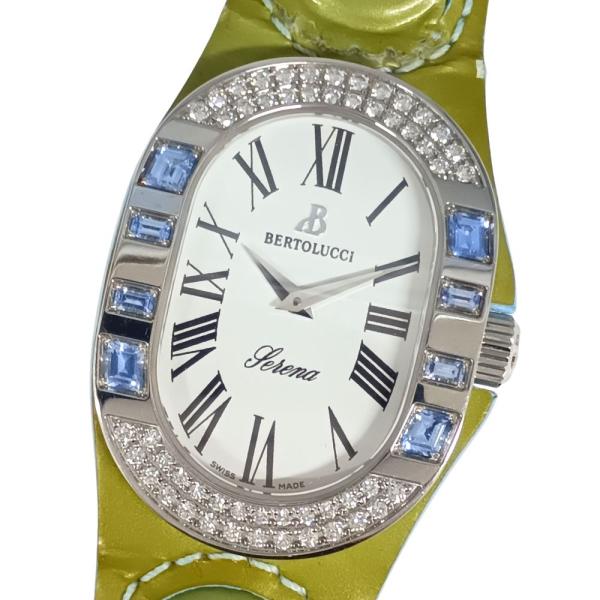 ■商品情報[管理番号]C989[ブランド]ノーブランド（no brand）[タイプ]Bertolucci ベルトルッチ Serena セレナ ダイヤルベゼル クォーツ[対象]レディース[カラー]Silver Silver[シリアル]313-...