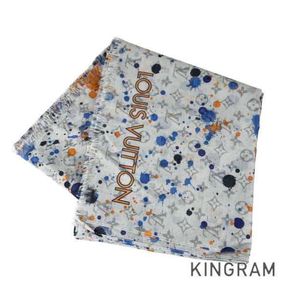 管理番号：ftj-9567410970001a■商品名ルイ・ヴィトン LOUIS VUITTON エトール ペイントスプラッシュ M70608 ユニセックス ストール■ブランドルイ・ヴィトン（LOUIS VUITTON）■モデルエトール ペ...