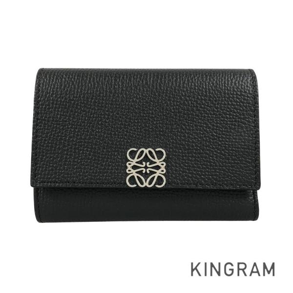 管理番号：sh-9307835350001■商品名ロエベ LOEWE アナグラム パーティカル ウォレット スモール C821S33X12 レザー 三つ折り財布■ブランドロエベ（LOEWE）■モデルアナグラム パーティカル ウォレット スモ...