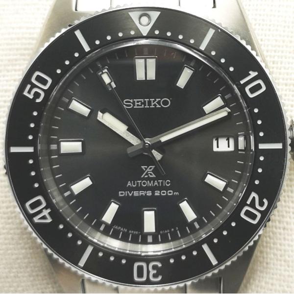SEIKO 中古セイコー SBDC101 ブラック 自動巻き ケース:40×44mm 手首周り:20cm メンズ腕時計 #JW-72付属品・状態：箱、本体、説明書、保証書。ベルト部分に少し擦れがある。