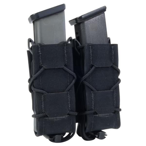●樹脂の周りをレーザーカットナイロンで包んだGEN2 TACOポーチ●現場のプロからサバゲーマーまで幅広い人気を誇る、米国の装備メーカー、High Speed Gear (ハイスピードギア)のダブルピストルマガジンポーチ。●ピストルポーチの...