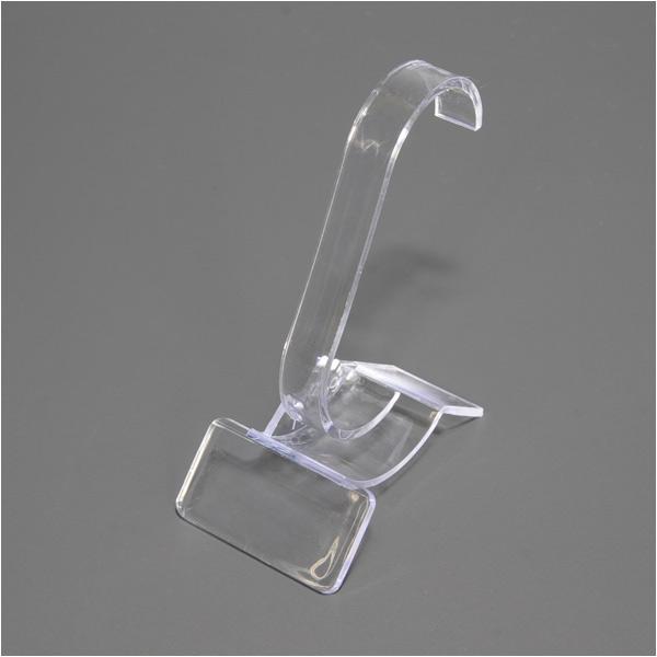 ●腕時計を飾ることができる腕時計スタンド●軽量な樹脂素材を使用した時計スタンド。腕時計を部屋に飾ったり、お店のディスプレイとしての使用にもお勧め。●腕時計スタンドの詳細 サイズ:約40mm×60mm、時計装着部周長:約18.5cm、高さ:約...